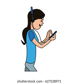 Person Using Phone Icon Image: vector de stock (libre de regalías ...