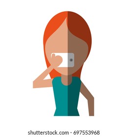 Person Using Phone Icon Image Stock Vector (Royalty Free) 697553968 ...