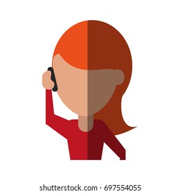 Person Using Phone Icon Image Stock Vector (Royalty Free) 697554055 ...