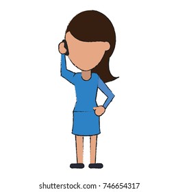 Person Using Phone Icon Image Stock Vector (Royalty Free) 746654317 ...