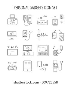 Personal Devices Icon Set Collection Vector Stock Vector (Royalty Free ...