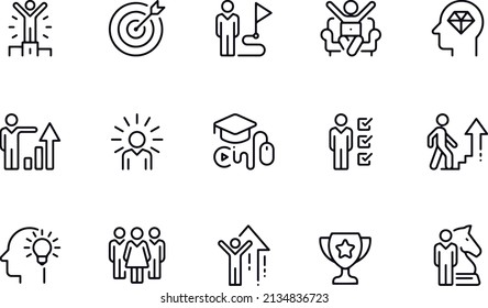 6,847 Personal Growth Line Icon Images, Stock Photos & Vectors ...