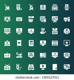 Personal Icon Set Collection 36 Filled Stock Vector (Royalty Free ...