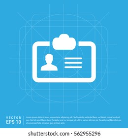 Personal Id Card Icon Stock Vector (Royalty Free) 563080306