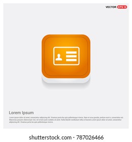 Personal Id Card Icon: vector de stock (libre de regalías) 787026466 ...