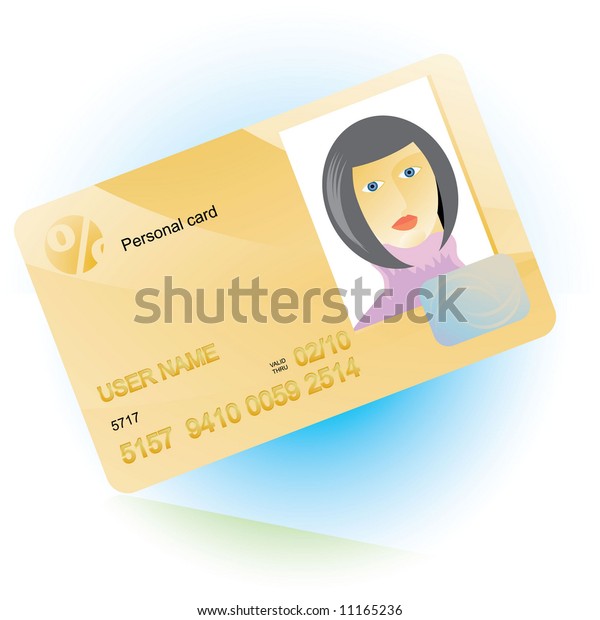 Personal Id Vector Stock Vector (Royalty Free) 11165236 | Shutterstock