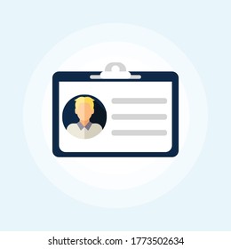 Personal Identity Id Card Vector Stock Vector (Royalty Free) 1773502634 ...