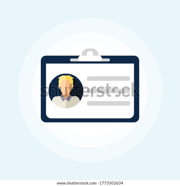 Personal Identity Id Card Vector Stock Vector (Royalty Free) 1773502634 ...