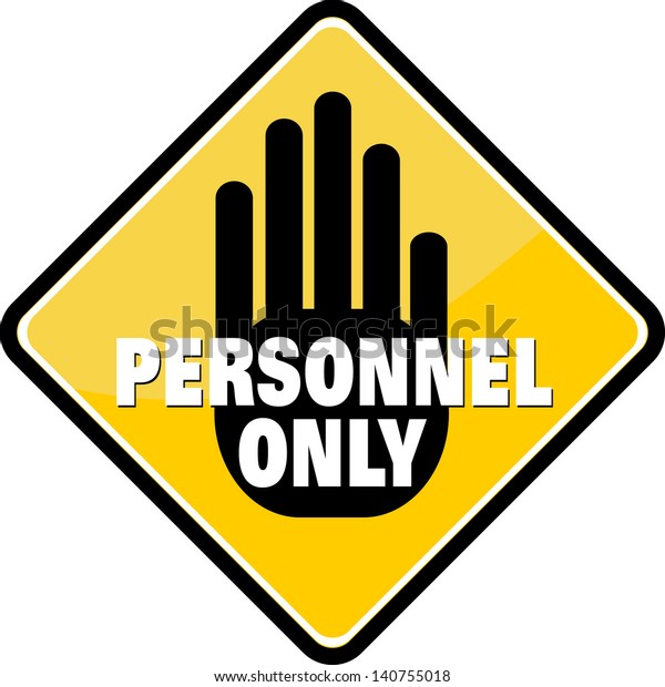 Personal Only Sticker Stock Vector (Royalty Free) 140755018 | Shutterstock