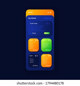 Personal Organizer App Smartphone Interface Vector: Vector có sẵn (miễn ...