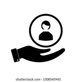 Personal Services Hand Icon Design Personal Stock Vector (Royalty Free ...