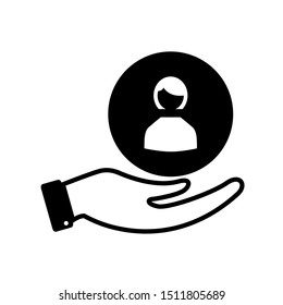 Personal Services Hand Icon Design Customer Stock Vector (Royalty Free ...