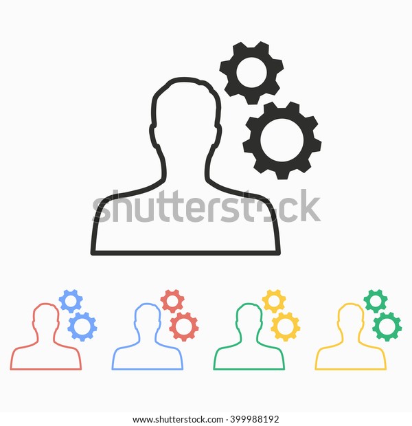 Personal Vector Icon Illustration Isolated On Stock Vector (Royalty ...