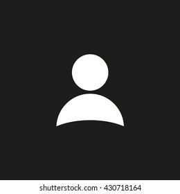 Personal Vector Icon White Illustration Isolated: เวกเตอร์สต็อก (ปลอด ...