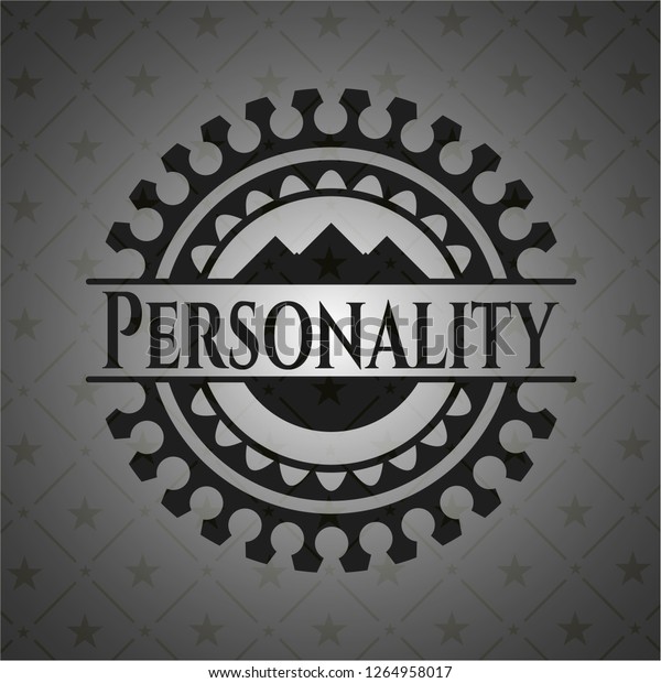 Personality Realistic Dark Emblem Stock Vector (Royalty Free ...