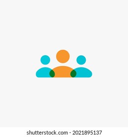 Persons Icon People Team Three Man Stock Vector (Royalty Free ...