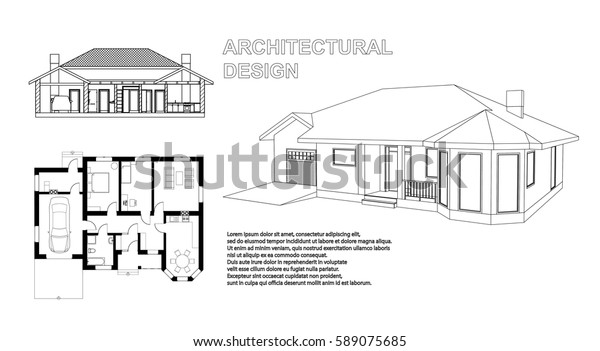 Perspective 3d Floor Plan Cross Section Stock Vector (Royalty Free ...
