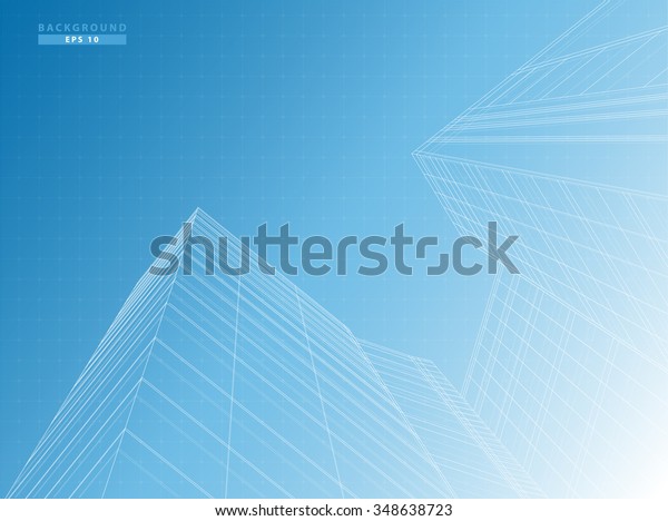 Perspective Building Business Office Vector Design Stock Vector ...