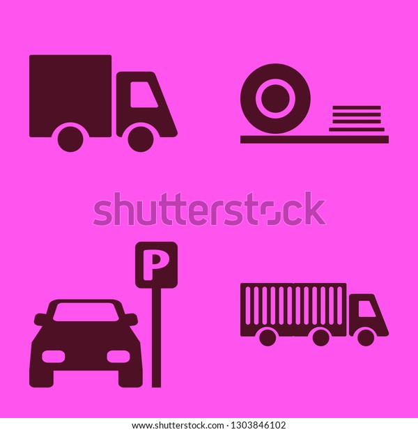 Perspective Icon Set Plates Shelf Parked Stock Vector (Royalty Free ...