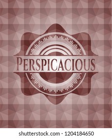 Perspicacious Red Seamless Emblem Geometric Background Stock Vector ...