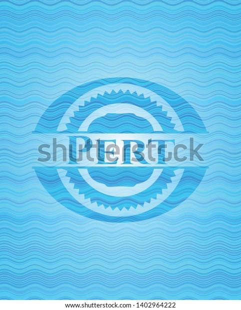 Pert Light Blue Water Wave Style: vector de stock (libre de regalías ...