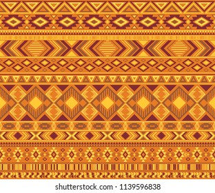 Peruvian American Indian Pattern Tribal Ethnic Stock-vektor (royaltyfri ...