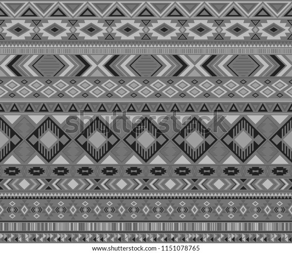 Peruvian American Indian Pattern Tribal Ethnic Stock Vector (Royalty ...