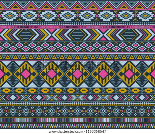 Peruvian American Indian Pattern Tribal Ethnic: เวกเตอร์สต็อก (ปลอดค่า ...
