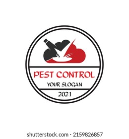 Pest Control Logo Insecticide Logo Stock Vector (Royalty Free ...