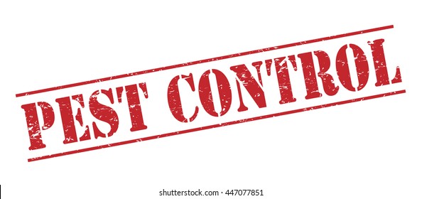 Pest Control Vector Stamp On White Stock Vector (Royalty Free ...