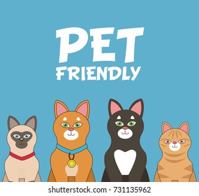 Pet Friendly Cartoon Stock Vector (Royalty Free) 731135962 | Shutterstock