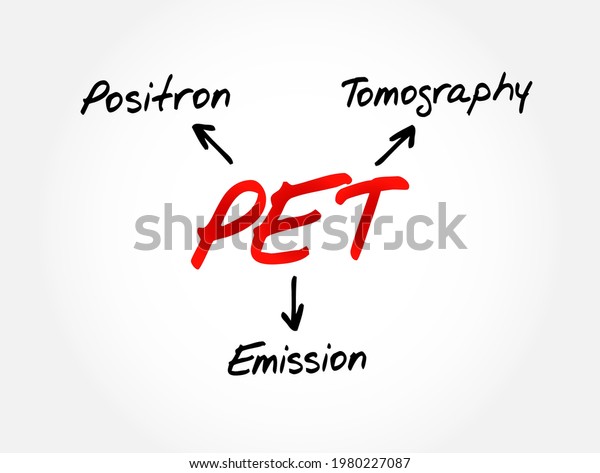 Pet Positron Emission Tomography Acronym Medical Stock Vector (Royalty ...