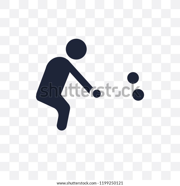Petanque Transparent Icon Petanque Symbol Design Stock Vector (Royalty ...