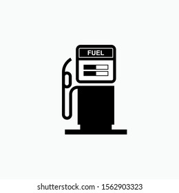 Petrol Fuel Station Icon Vector Sign Stock Vector (Royalty Free ...