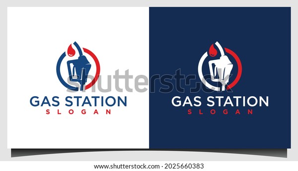 Petrol Pump Logo Design Template: vetor stock (livre de direitos ...