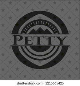 Petty Black Emblem Stock Vector (Royalty Free) 1215665425 | Shutterstock