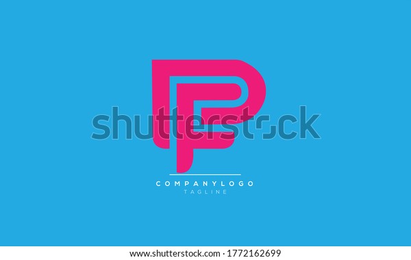 Pf Initials Monogram Logo Design Stock Vector (Royalty Free) 1772162699