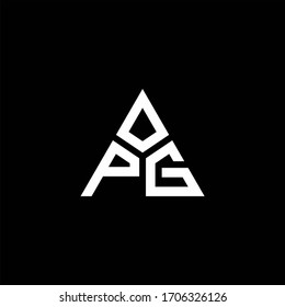 Pg Monogram Logo 3 Pieces Shape Stock Vector (Royalty Free) 1706326126 ...