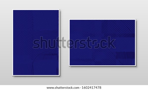 Phantom Blue Color Plates Color Trend Stock Vector (Royalty Free ...