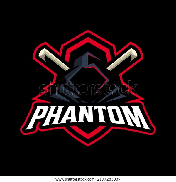 Phantom Logo Illustration Sport E Sport Stock Vector (Royalty Free ...