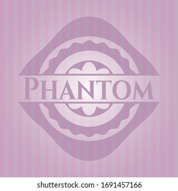 Phantom Vintage Pink Emblem Vector Illustration Stock Vector (Royalty ...