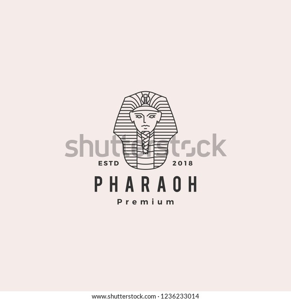 Pharaoh Logo Vector Hipster Retro Vintage Stock Vector (Royalty Free ...