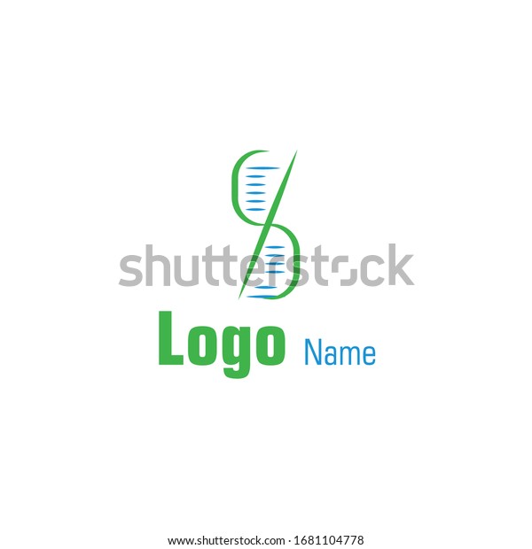 Pharmaceutical Abstract Logos Green Blue Dna Stock Vector (Royalty Free ...
