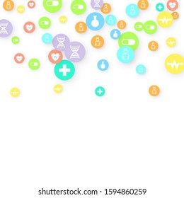Pharmacy Background Clinic Backdrop Random Fall Stock Vector (Royalty ...