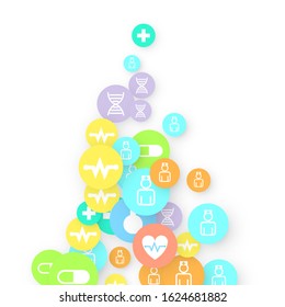 Pharmacy Background Clinic Backdrop Random Fall Stock Vector (Royalty ...