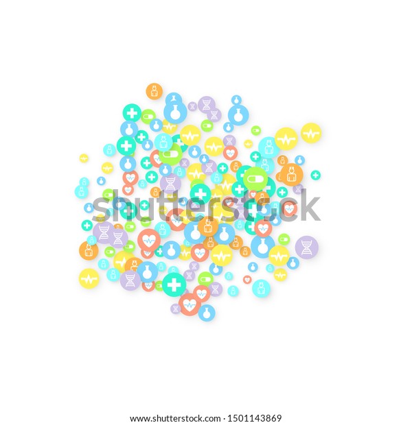 Pharmacy Background Clinic Backdrop Random Fall Stock Vector (Royalty ...