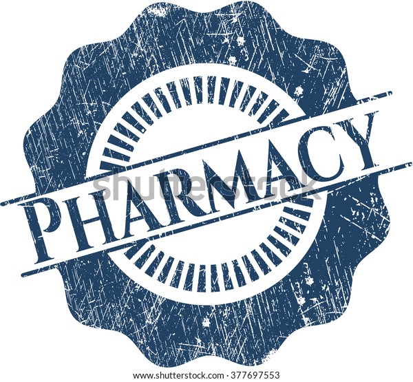 Pharmacy Grunge Style Stamp Stock Vector (Royalty Free) 377697553 ...