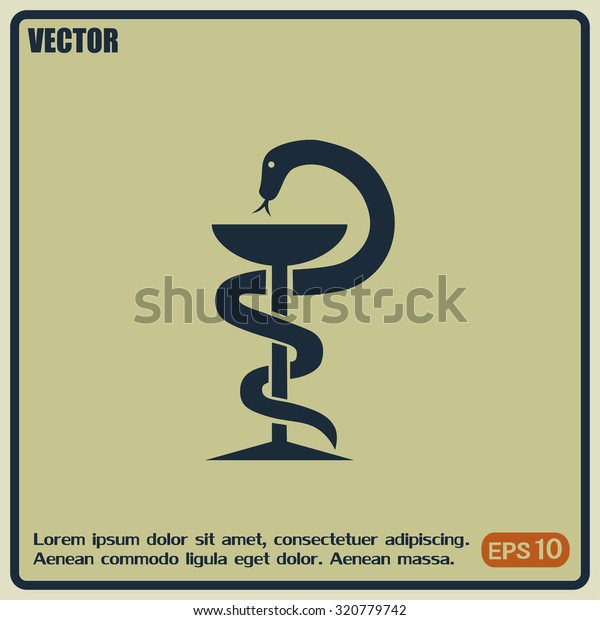 Pharmacy Icon Caduceus Symbol Stock Vector (Royalty Free) 320779742 ...