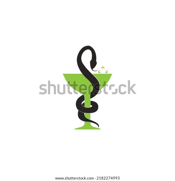 Pharmacy Logo Vector Illustration Design Template Stock Vector (Royalty ...
