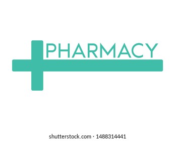 Pharmacy Word Concept On White Background Stock Vector (Royalty Free ...